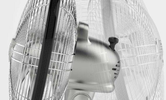 Silver Swan™ Vintage Oscillating Fan - Vornado