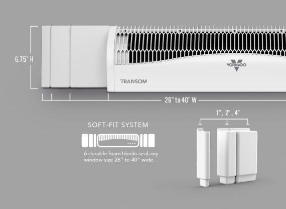 TRANSOM Window Air Circulator – Vornado